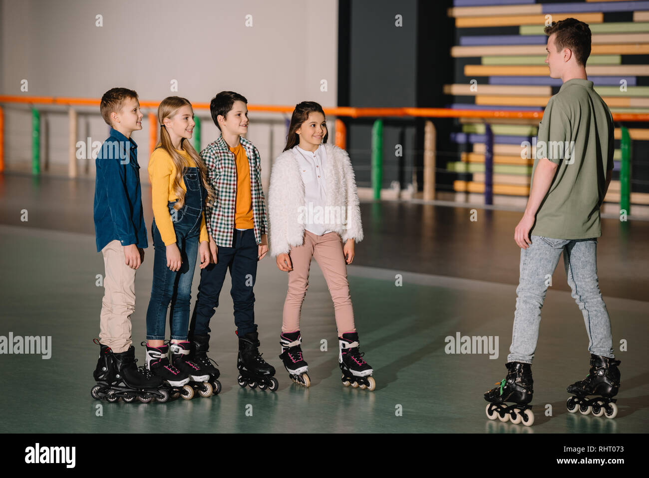 Listening attentively to children hi-res stock photography and images ...