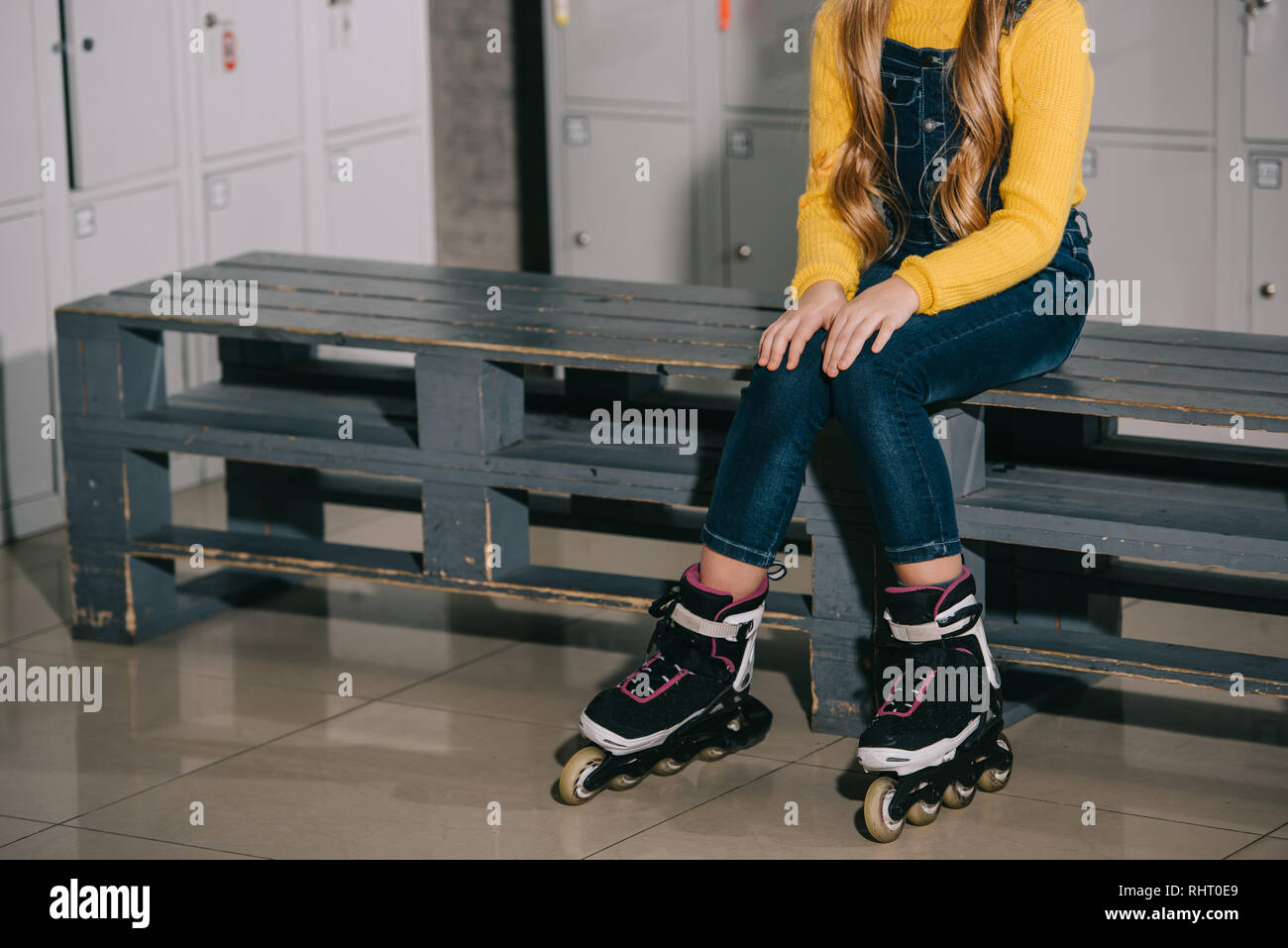 Preteen girl posing into room hi-res stock photography and images - Alamy