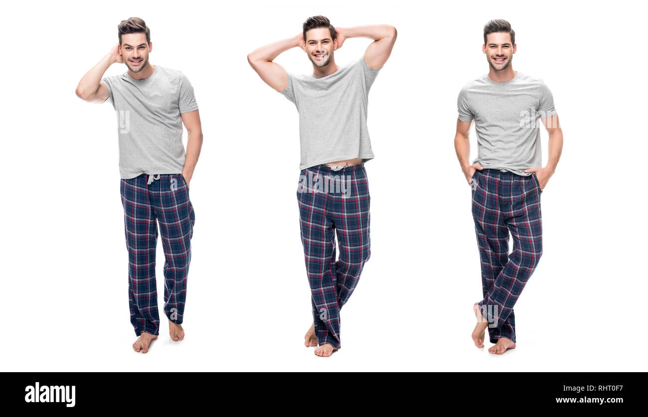 Man in pajama hi-res stock photography and images - Alamy