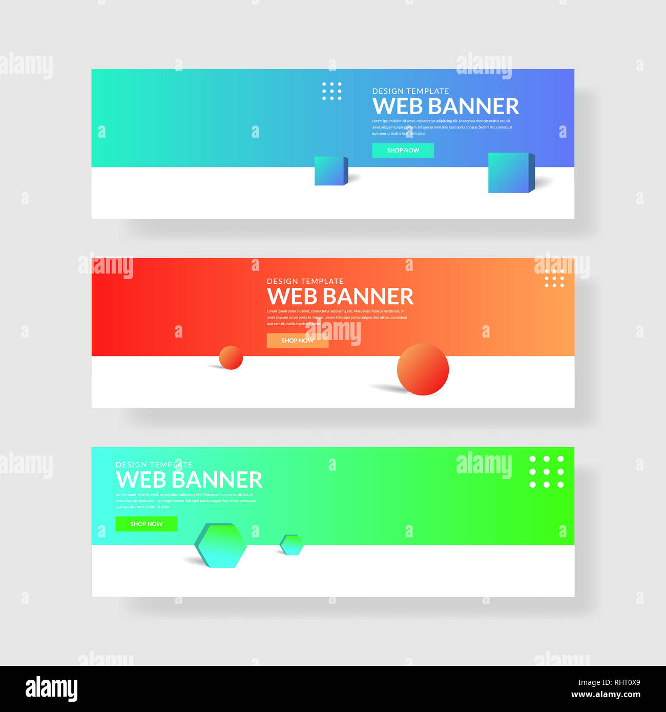 Website banner ui ux Stock Photo - Alamy