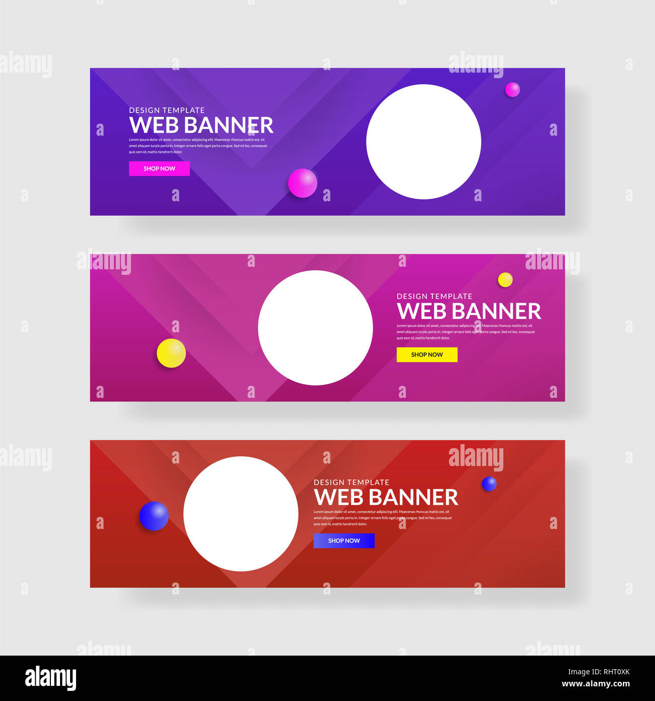 Website banner ui ux Stock Photo - Alamy