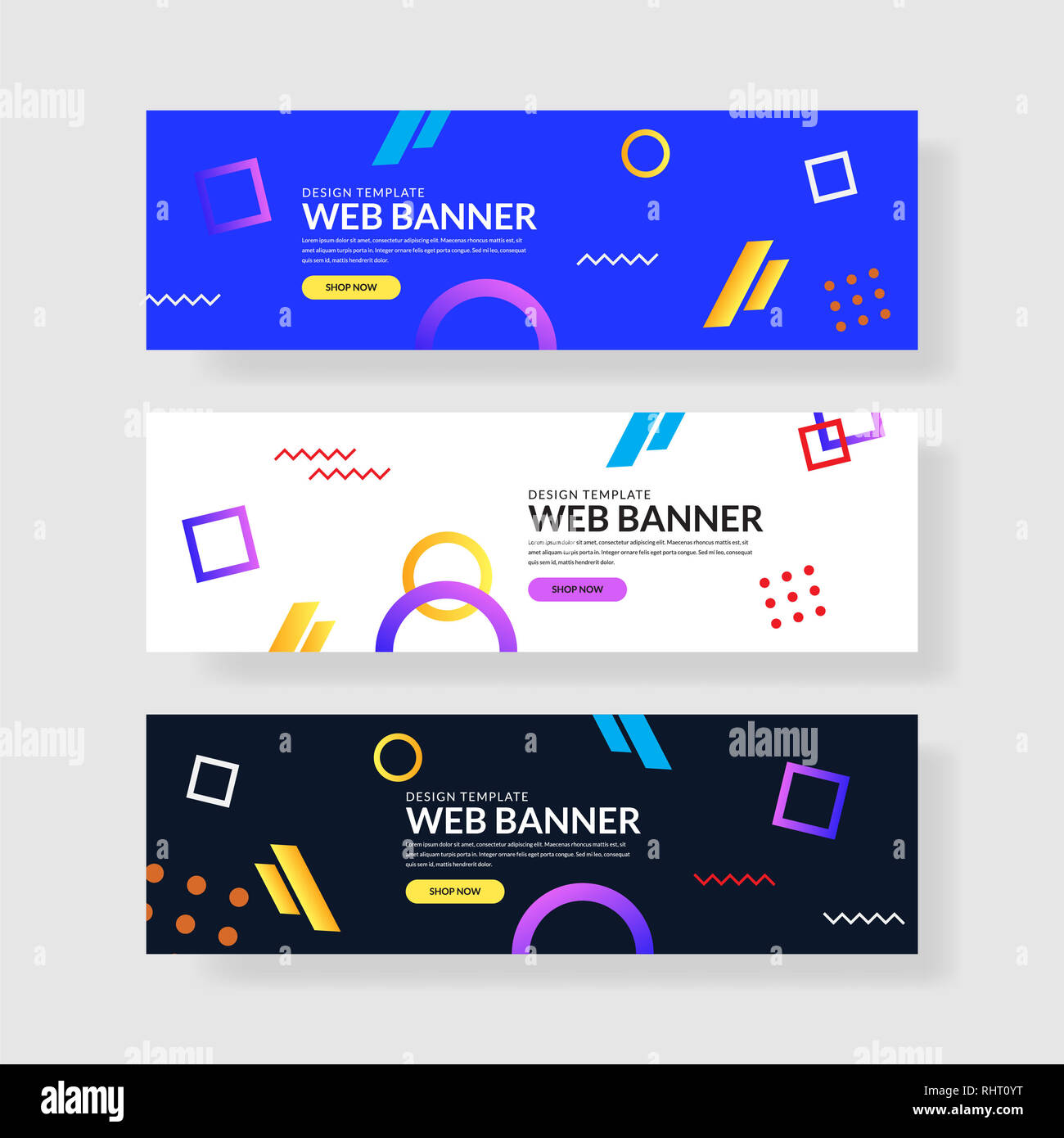 Website banner ui ux Stock Photo - Alamy