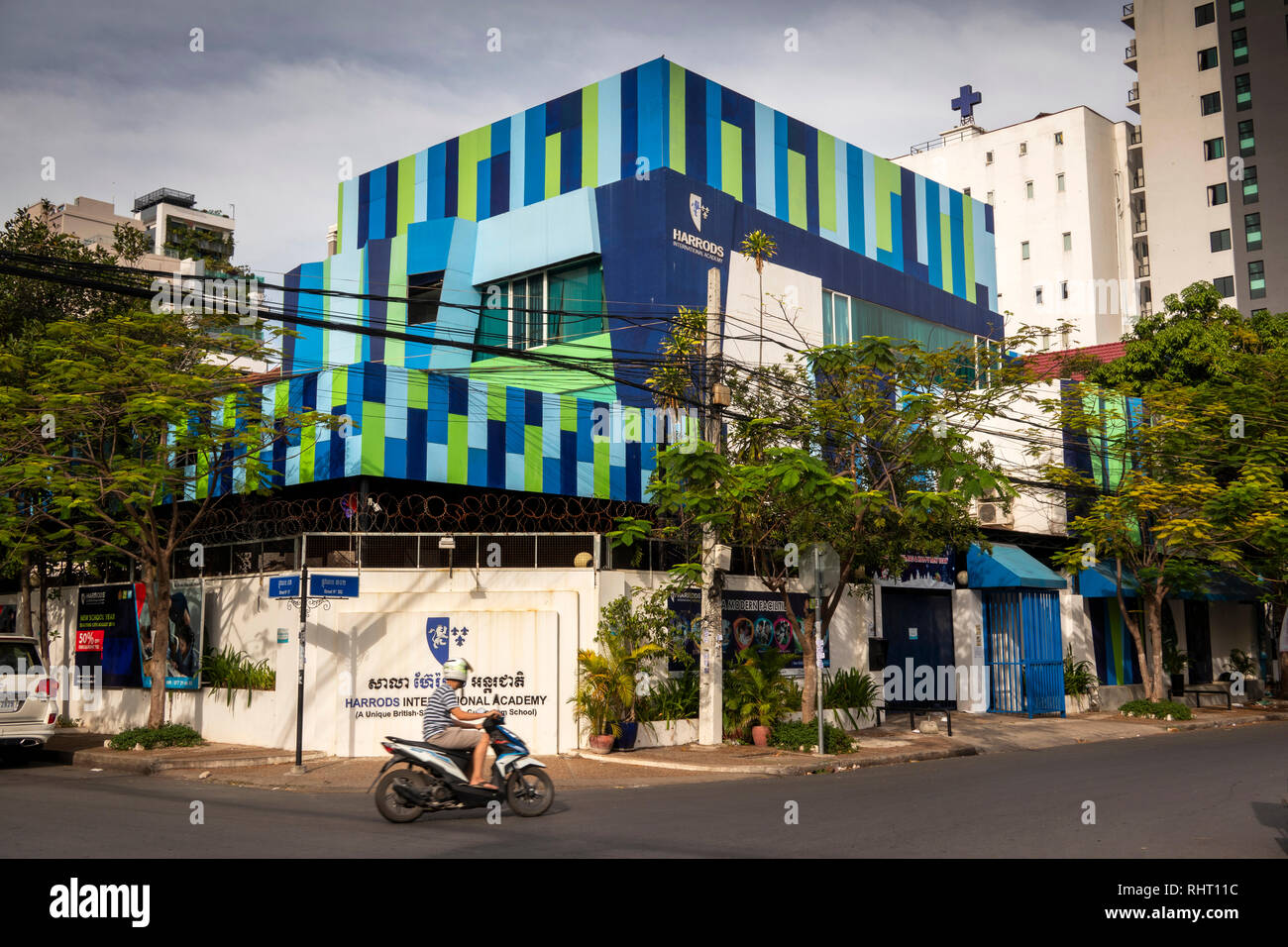 Cambodia, Phnom Penh, Street 57, Harrods International Academy, English ...