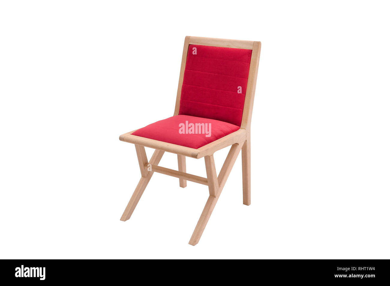 Wood chair. Object isolated of white background Stock Photo - Alamy