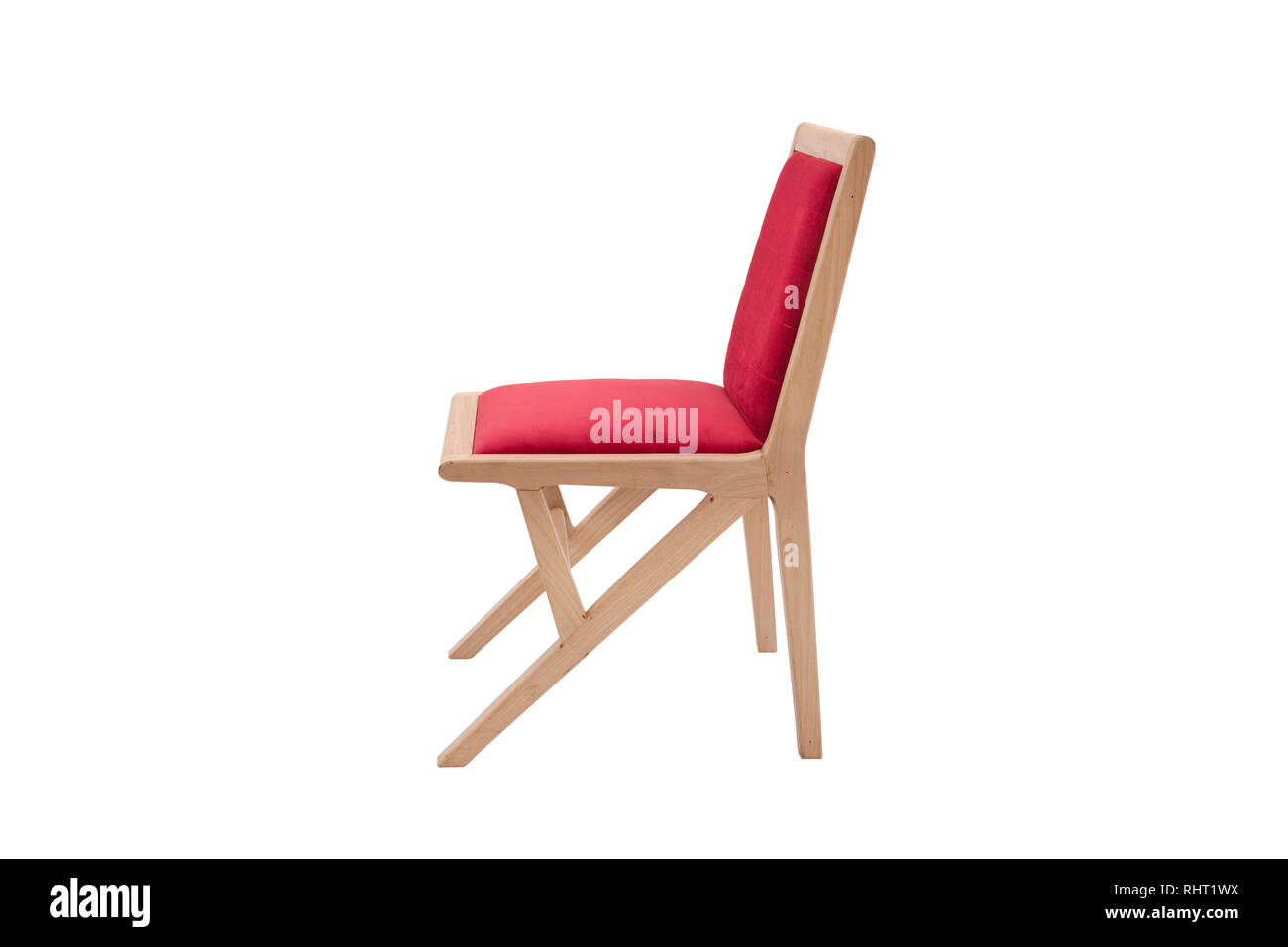 Wood chair. Object isolated of white background Stock Photo - Alamy