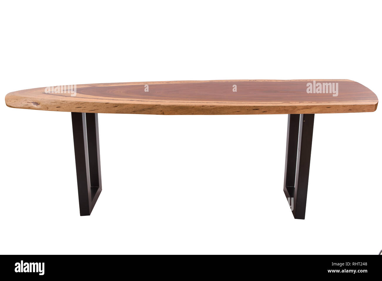 Table isolated on white background Stock Photo - Alamy