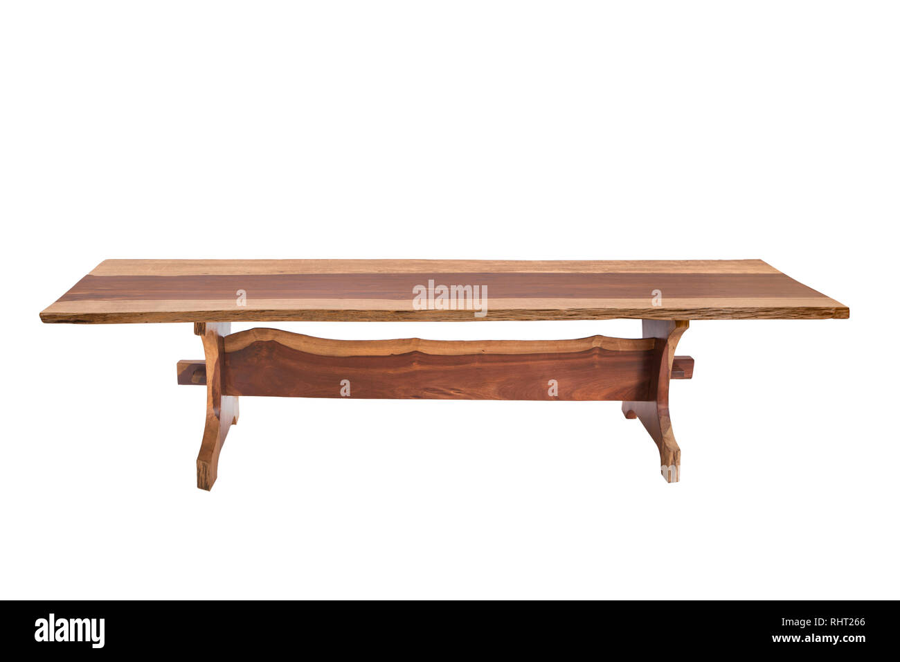 Table isolated on white background Stock Photo - Alamy