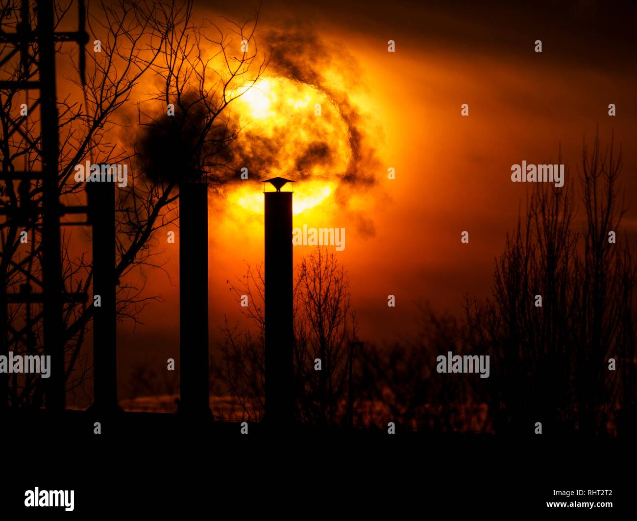 Hellish setting hi-res stock photography and images - Alamy