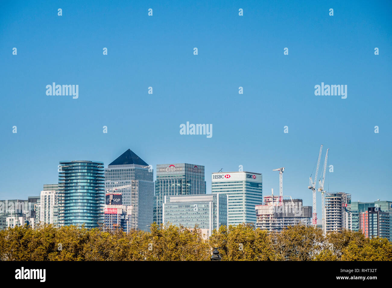 London skyline from greenwich panorama hi-res stock photography and ...