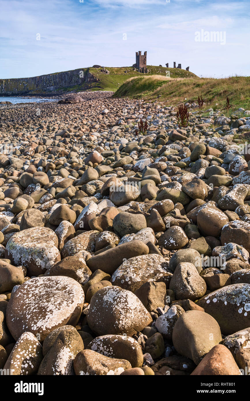 Dunstanburgh Castle, Northumberland, UK Stock Photo - Alamy