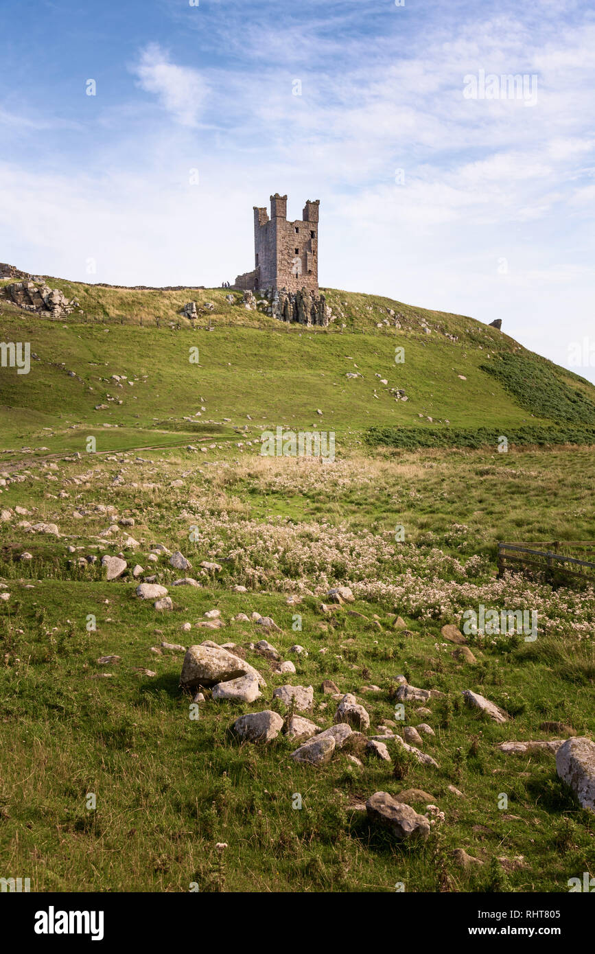 Dunstanburgh Castle, Northumberland, UK Stock Photo - Alamy