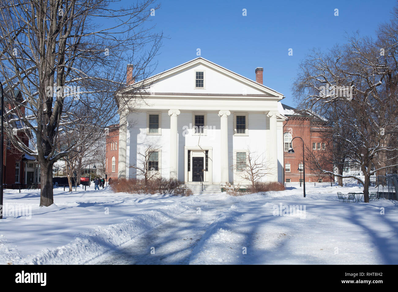 Dewey Hall facing the Neilson Lawn at Smith College in Northampton ...