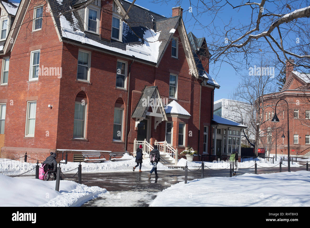 Smith college campus hatfield hall northampton hi-res stock photography ...