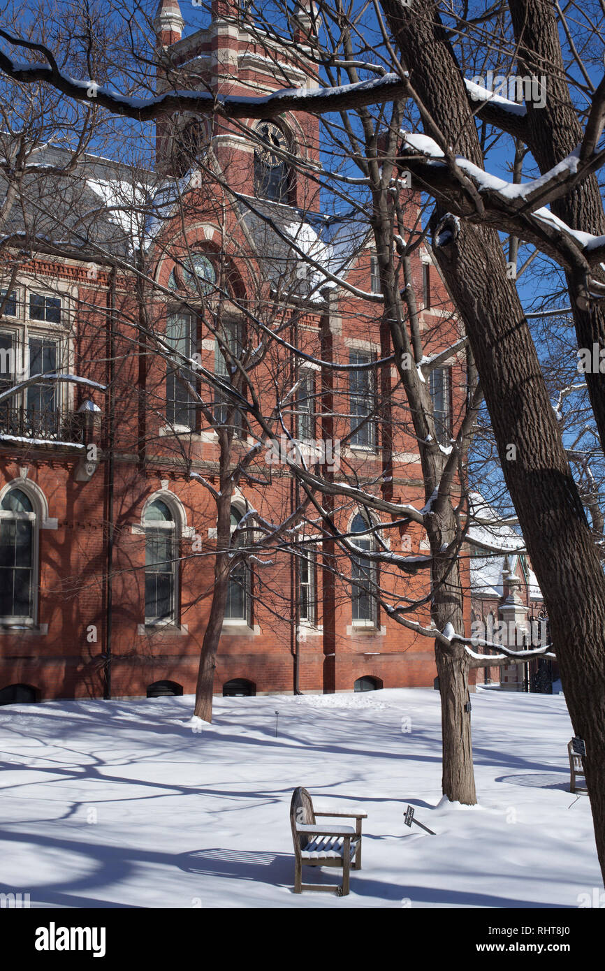 Side View of College Hall at Smith College in Northampton ...