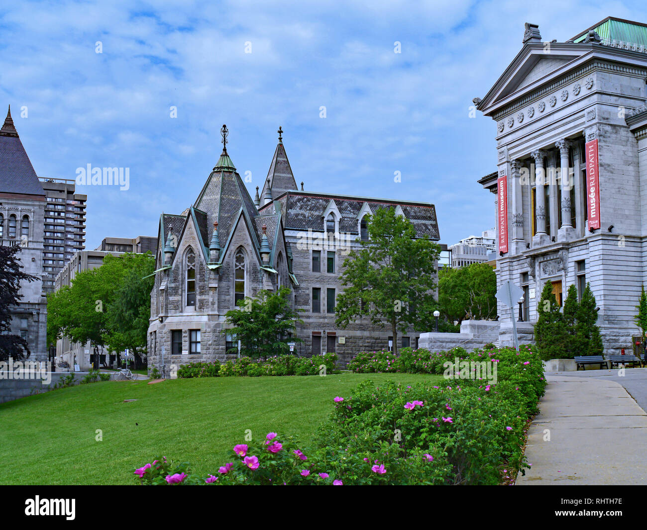 MONTREAL - MAY 2015: McGill University downtown campus includes old ...