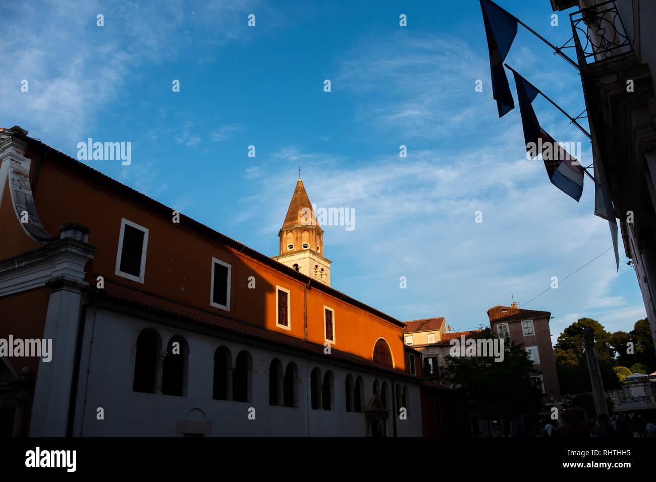 Street view of the old town of Zadar, Croatia Stock Photo - Alamy