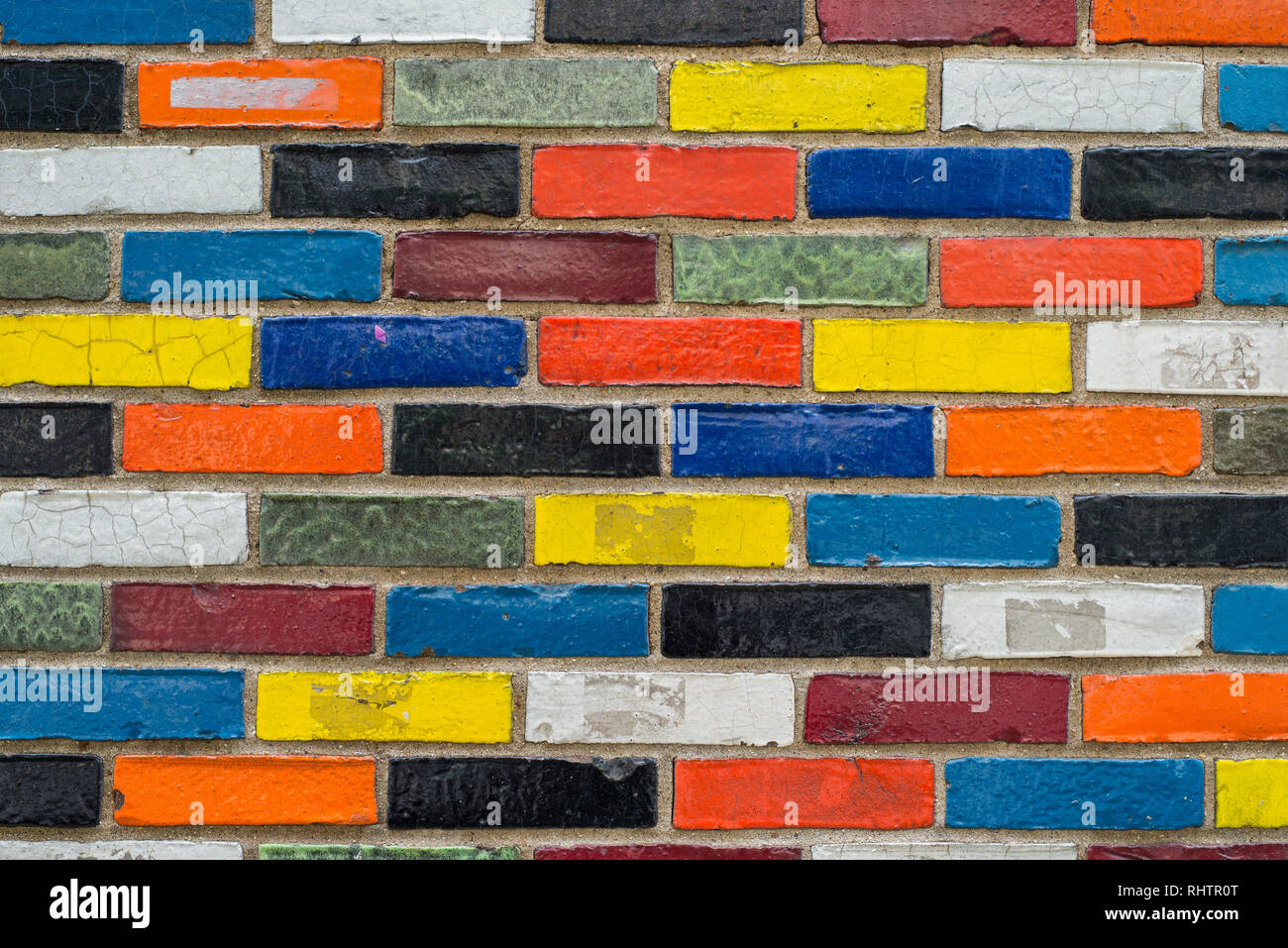 Colorful wall pattern hi-res stock photography and images - Alamy