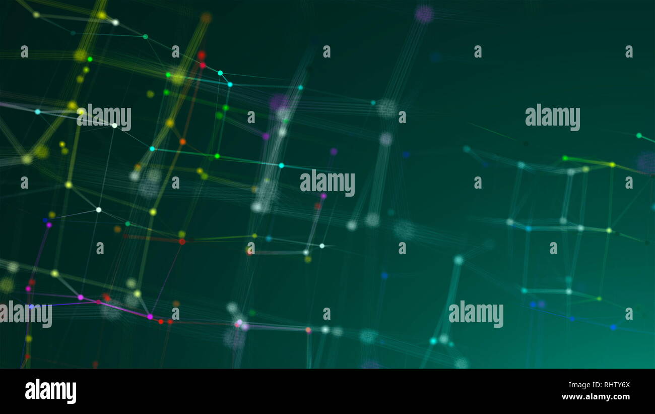 Abstract connection dots. Technology background. Network concept Stock ...