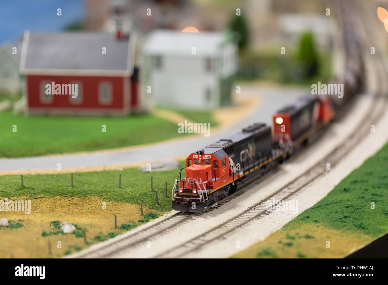 Model train set usa hi-res stock photography and images - Alamy