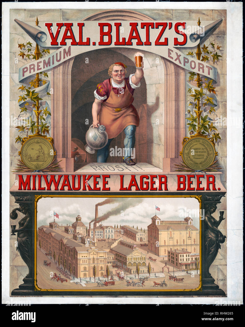 Blatz beer advertisement hi-res stock photography and images - Alamy