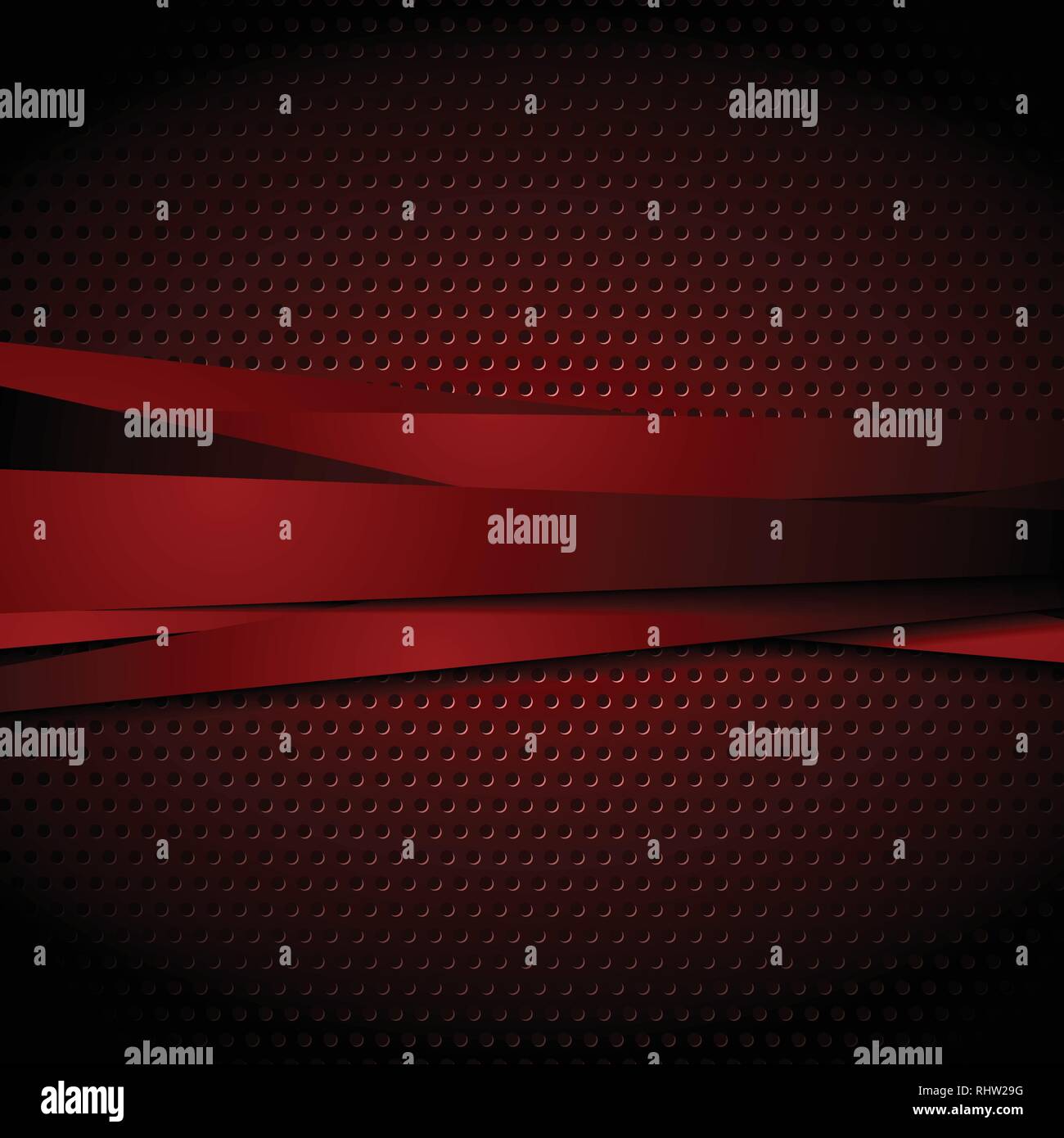 Dark red abstract striped vector tech background Stock Vector Image ...