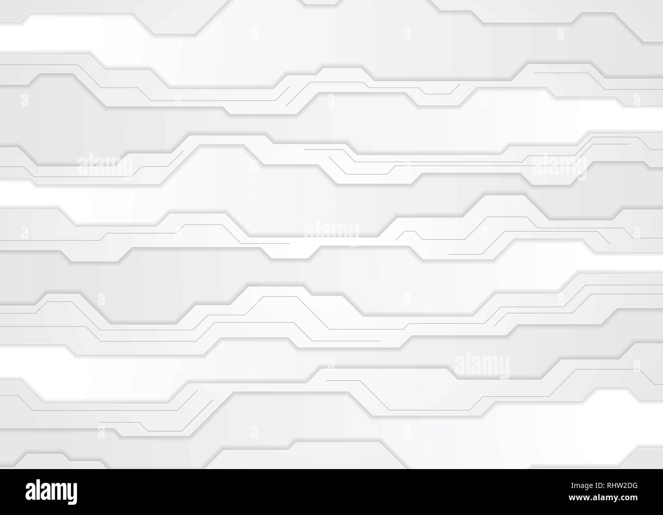 Abstract grey technology futuristic background. Modern vector graphic ...