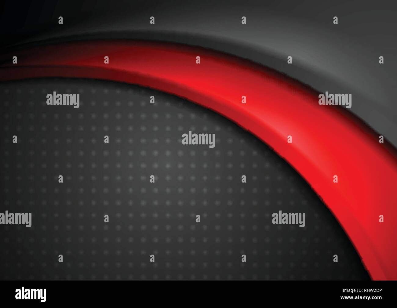 Contrast red and black abstract smooth wavy background. Modern vector ... Contrast red and black abstract smooth wavy background. Modern vector ...