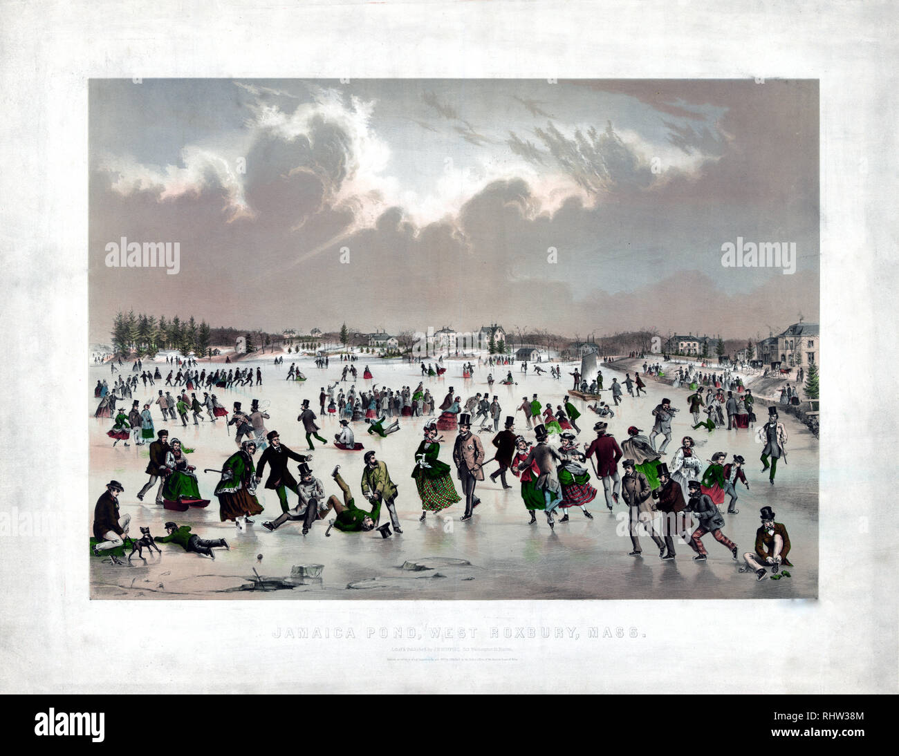1800s ice skaters hi-res stock photography and images - Alamy
