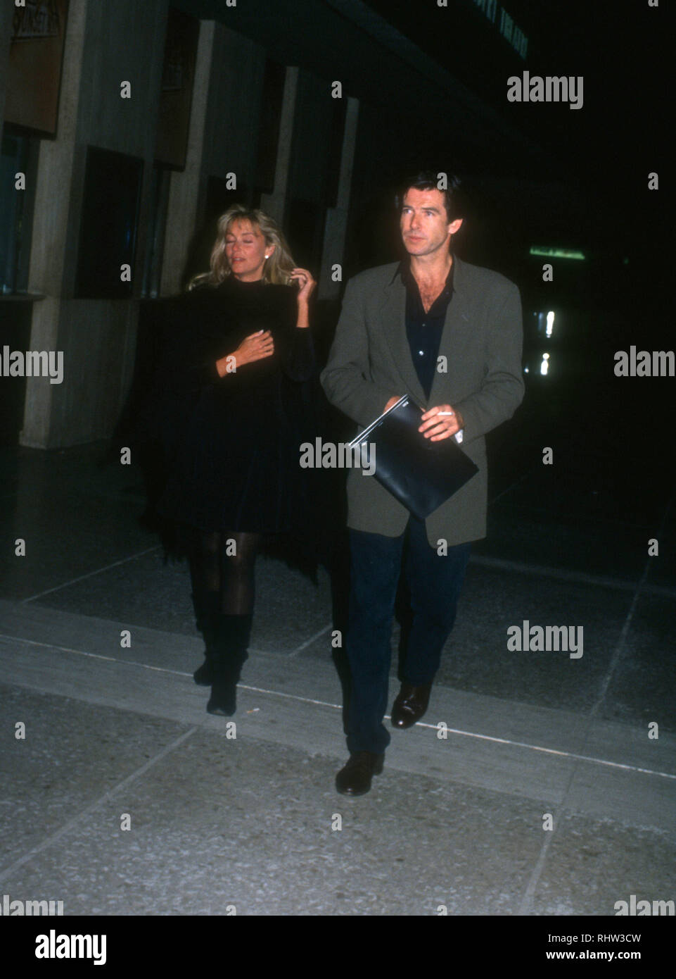 CENTURY CITY, CA - DECEMBER 9: Actor Pierce Brosnan and Katherine ...