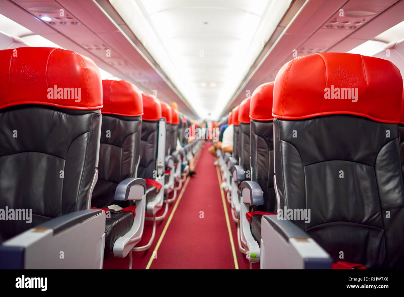 Malaysian airlines interior hi-res stock photography and images - Alamy