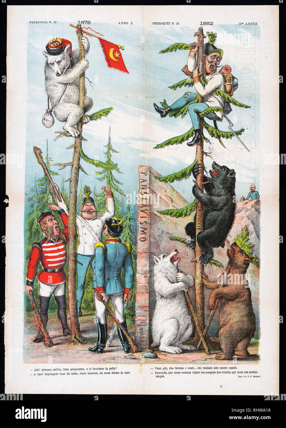 19th century italian political cartoon hi-res stock photography and ...