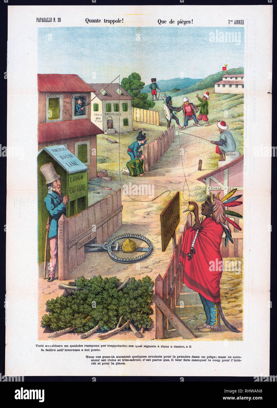 19th century italian political cartoon hi-res stock photography and ...