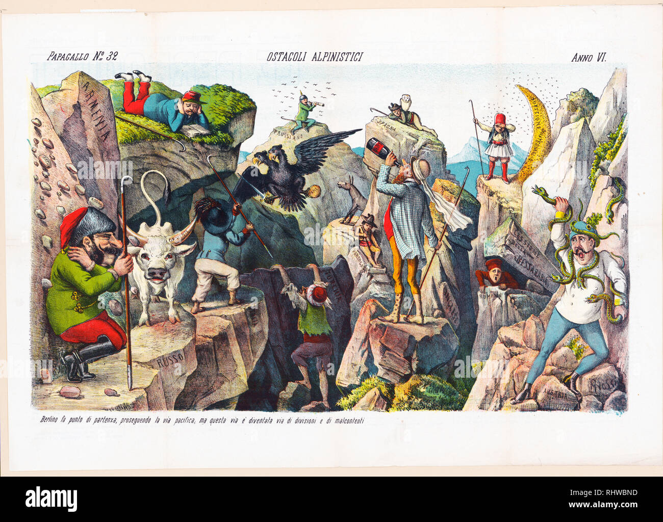 Political cartoon 1800s hi-res stock photography and images - Alamy