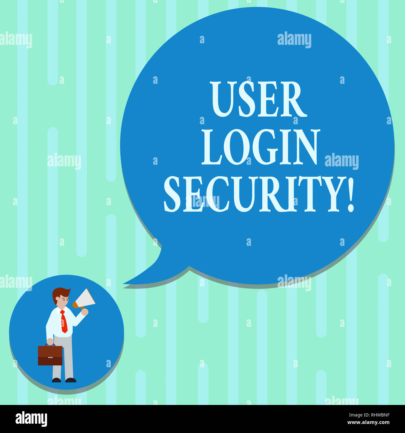 Word writing text User Login Security. Business concept for set of ...