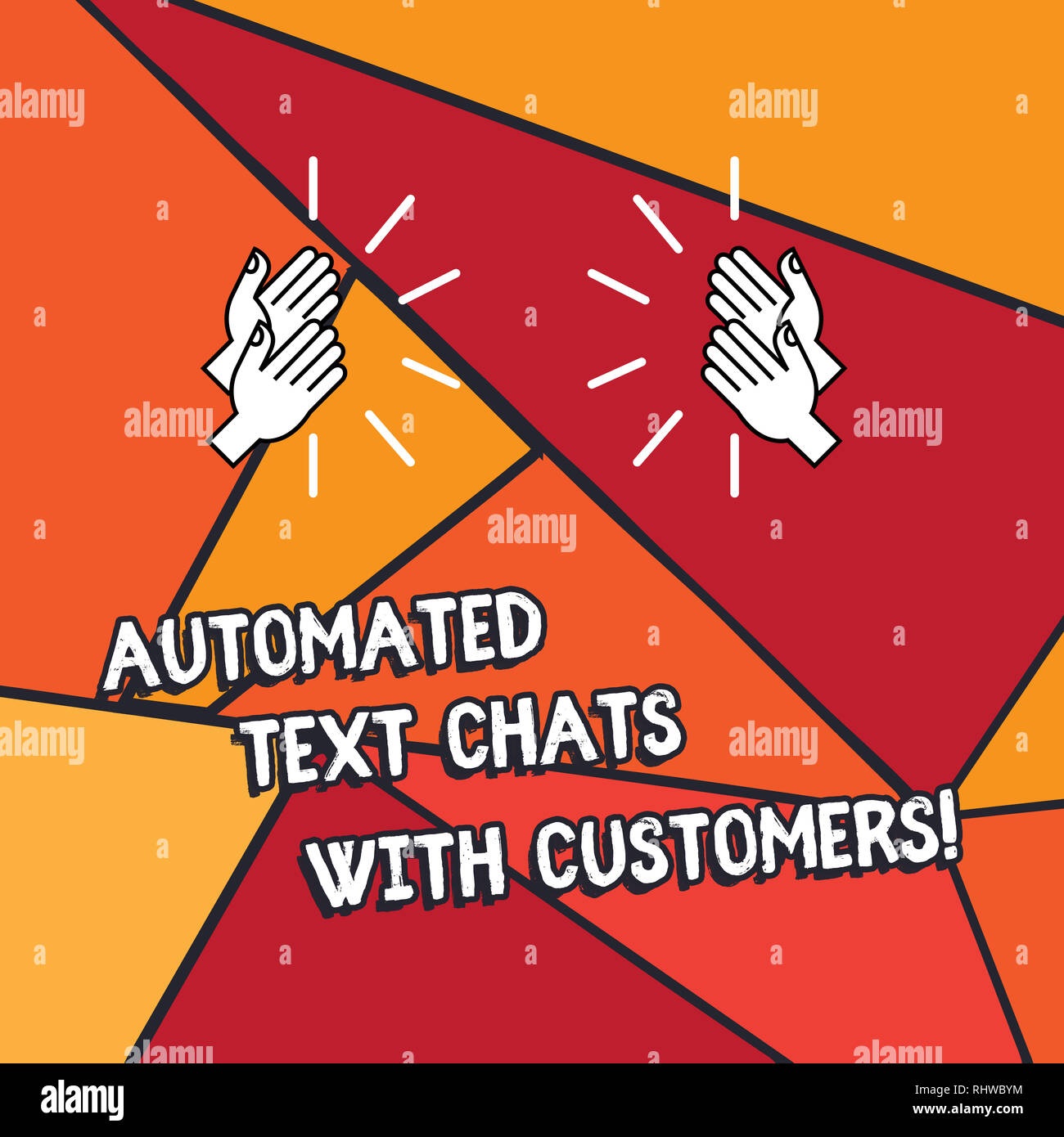 Word Writing Text Automated Text Chats With Customers Business Concept For Artificial