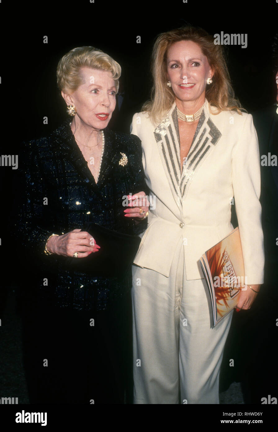 CENTURY CITY, CA - DECEMBER 9: Actress Lana Turner and daughter Cheryl ...