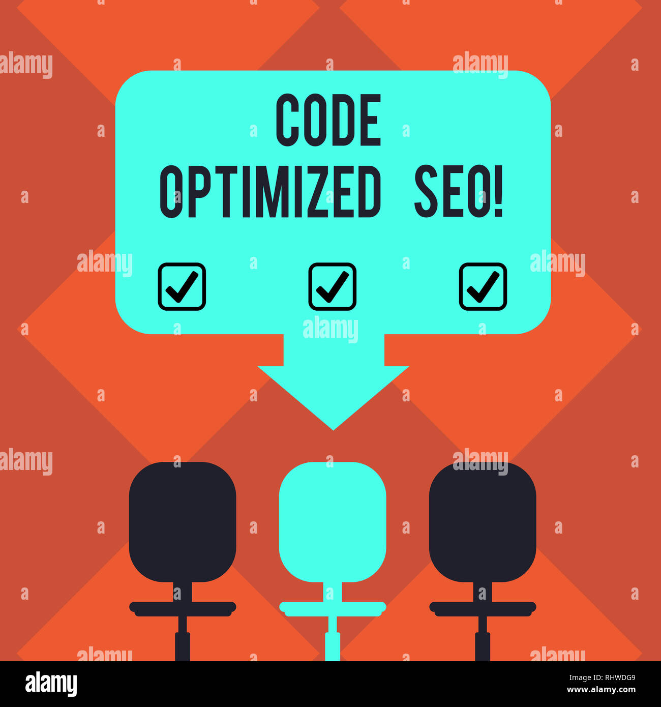 Handwriting Text Code Optimized Seo Concept Meaning Process Of Affecting Visibility Website In