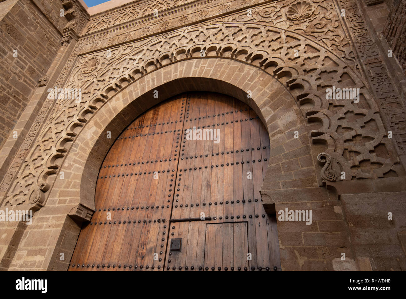The Kasbah of the Udayas (Oudayas) ancient fortress in Rabat in Morocco ...