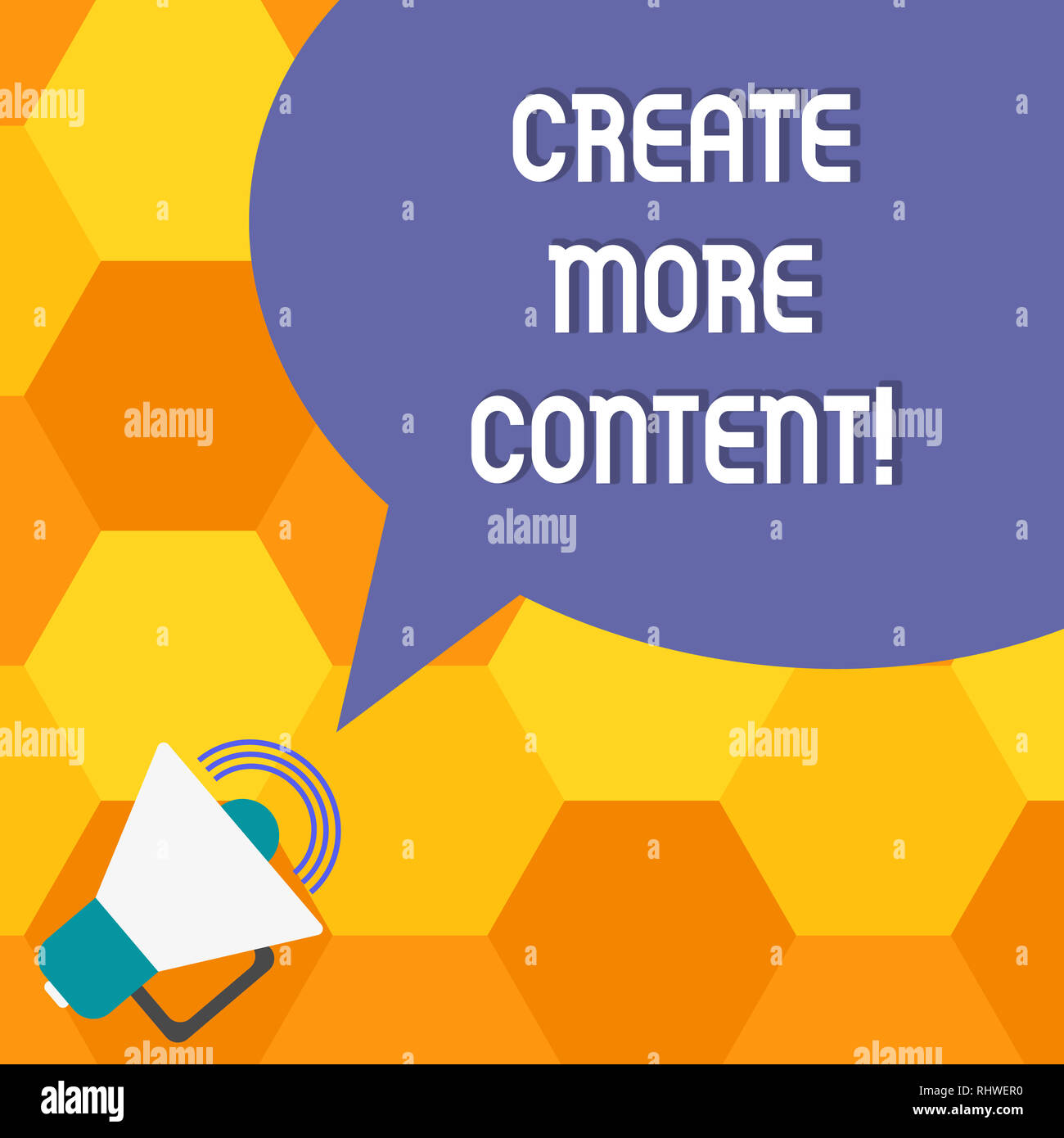 Handwriting Text Create More Content Concept Meaning Write Words Sentence To Attract Clearly