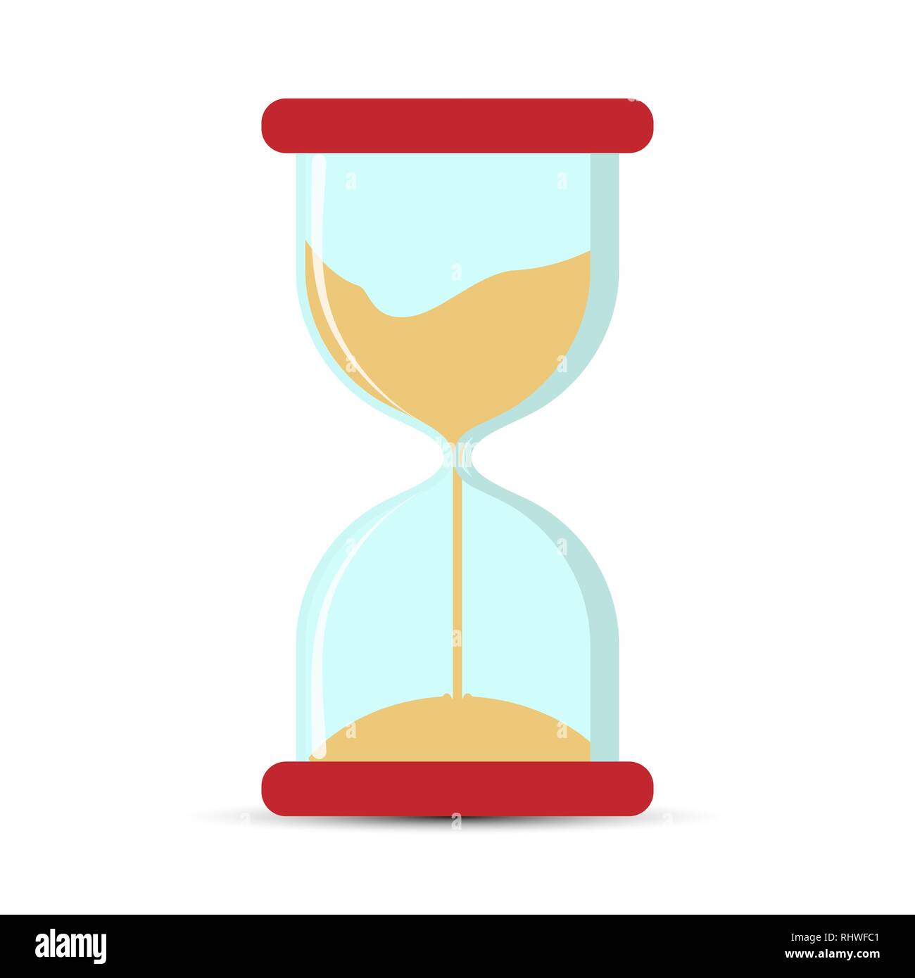 Hourglass, simple icon for websites and applications Stock Vector Image ...
