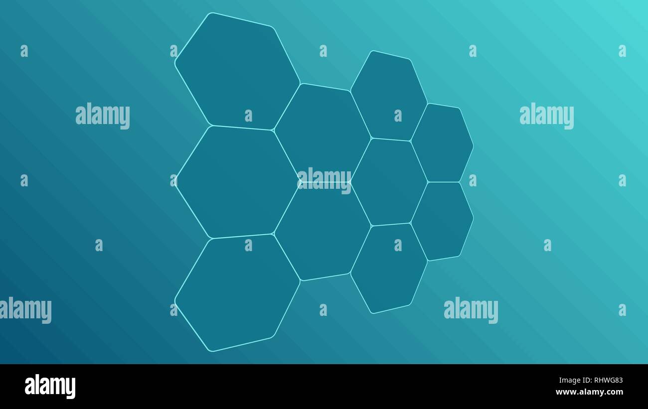 Template shapes, technology vector gradient background illustration ...