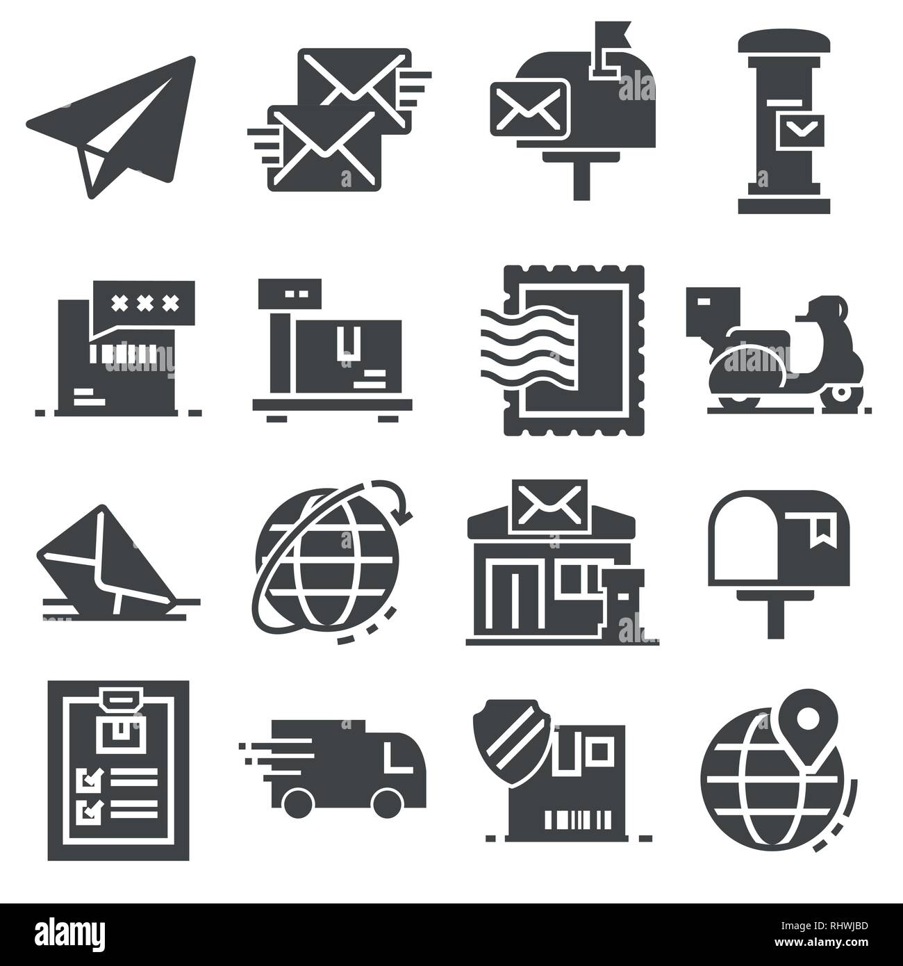 Postal services Stock Vector Images - Alamy