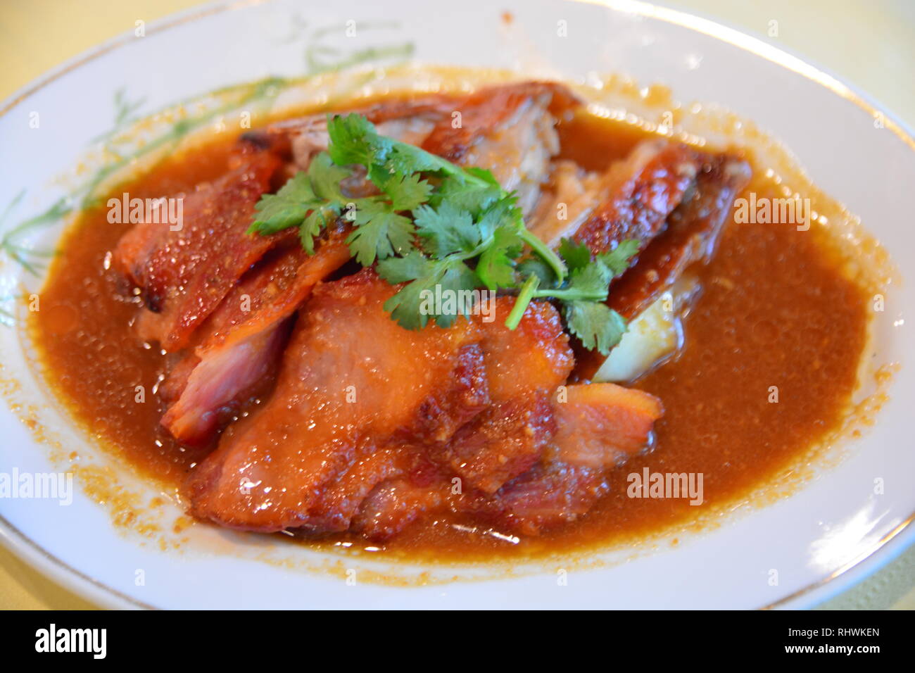 Roast duck pork thai hi-res stock photography and images - Alamy