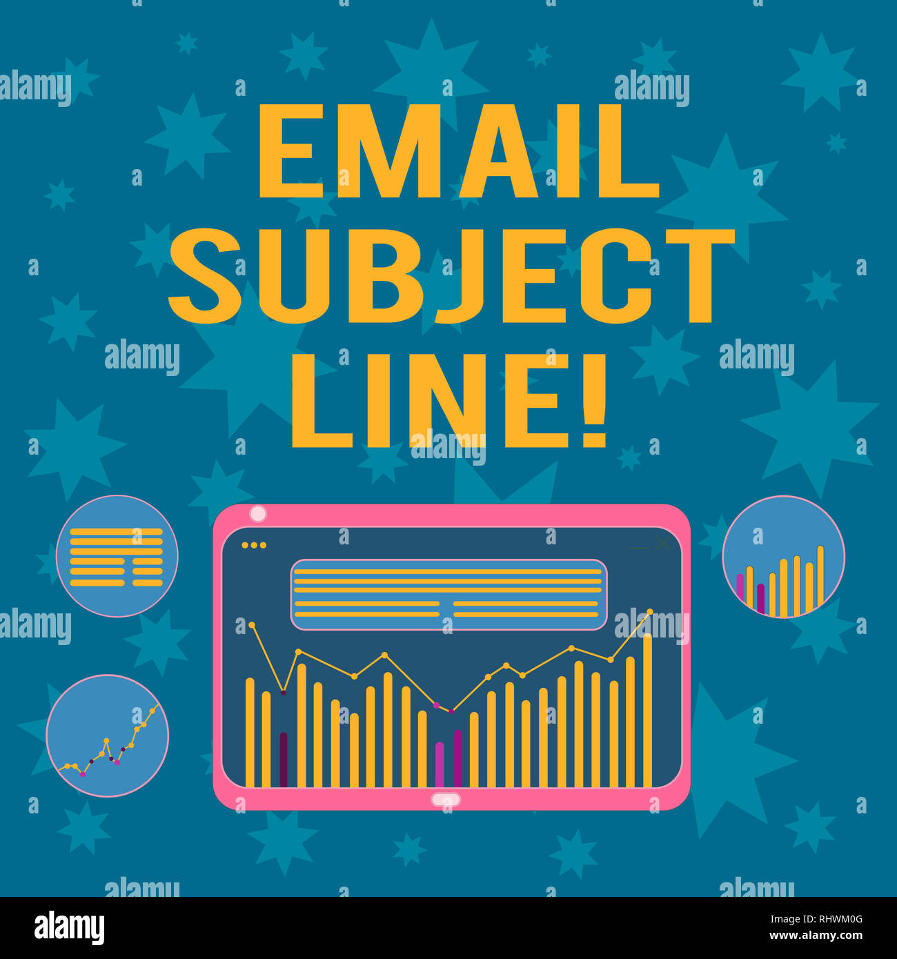 Writing note showing Email Subject Line. Business photo showcasing ...