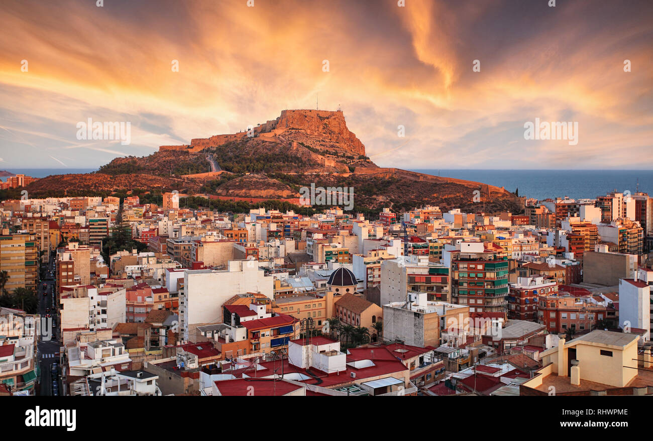 Alicante spain landscape coast hi-res stock photography and images - Alamy