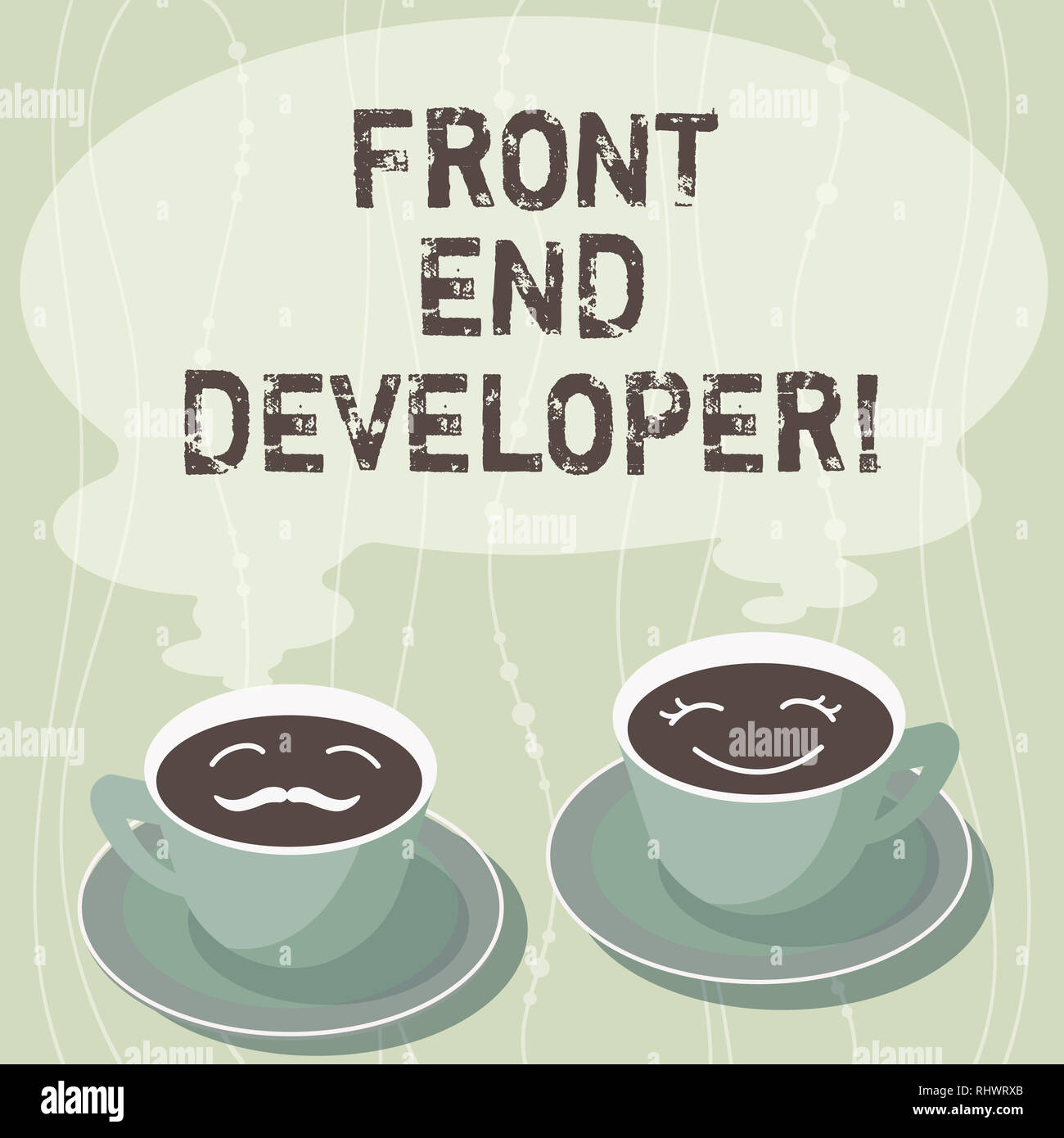 Handwriting text writing Front End Developer. Concept meaning computer ... Handwriting text writing Front End Developer. Concept meaning computer ...