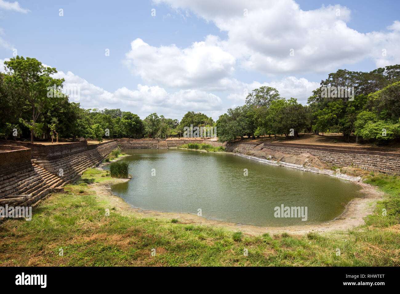 Elephant Pond in Anuradhapura Ancient City, Sri Lanka Stock Photo - Alamy