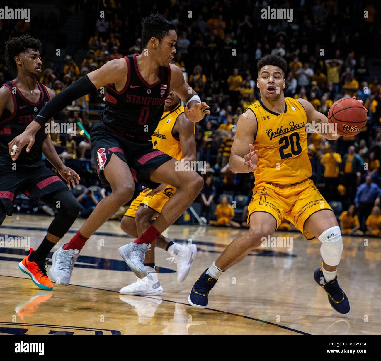 Berkeley, CA U.S. 03rd Feb, 2019. A. California guard Matt Bradley (20 ...