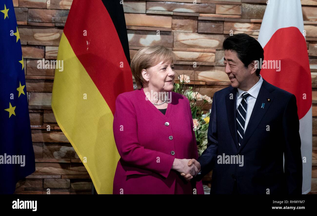 Tokyo, Japan. 04th Feb, 2019. Chancellor Angela Merkel (CDU) is ...