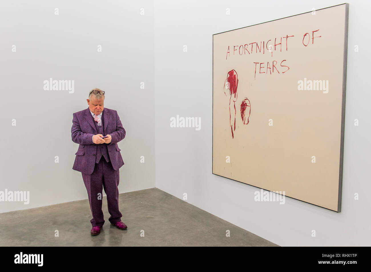 London, UK. 4th Feb 2019. Tracey Emin's new exhibition ‘A Fortnight of ...